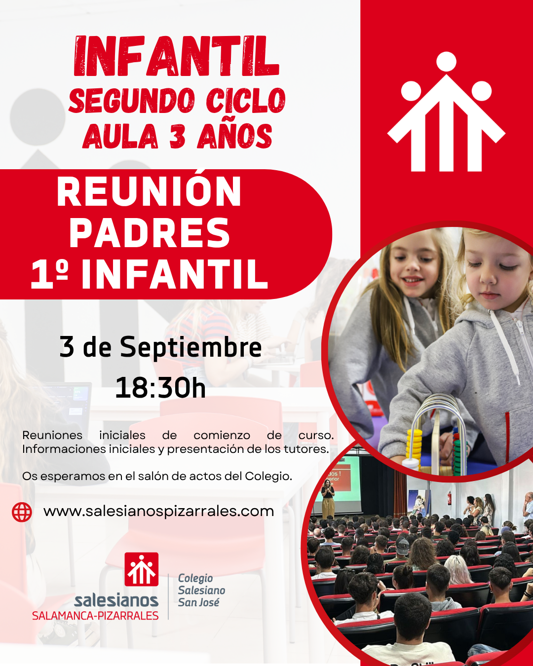 Primeras reuniones para padres - Colegio Salesiano San José de Salamanca